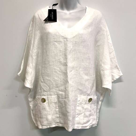 Luca Vanucci | Tops | Luca Vanucci Linen Shirt Made In Italy | Poshmark